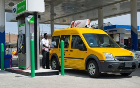 You Can Now Hail a Ford Transit Connect CNG Taxi in Los Angeles ...